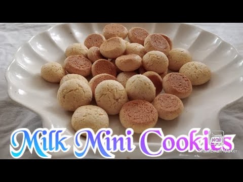 Mini Milk Cookies, #eggless #easy recipe #මිල්ක් කුකීස් # - YouTube