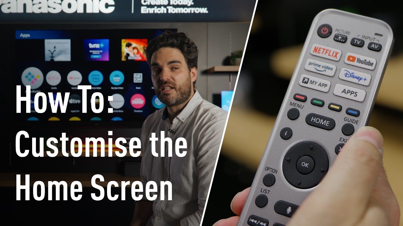 How to | Customise your TV Home screen & My App Button - YouTube