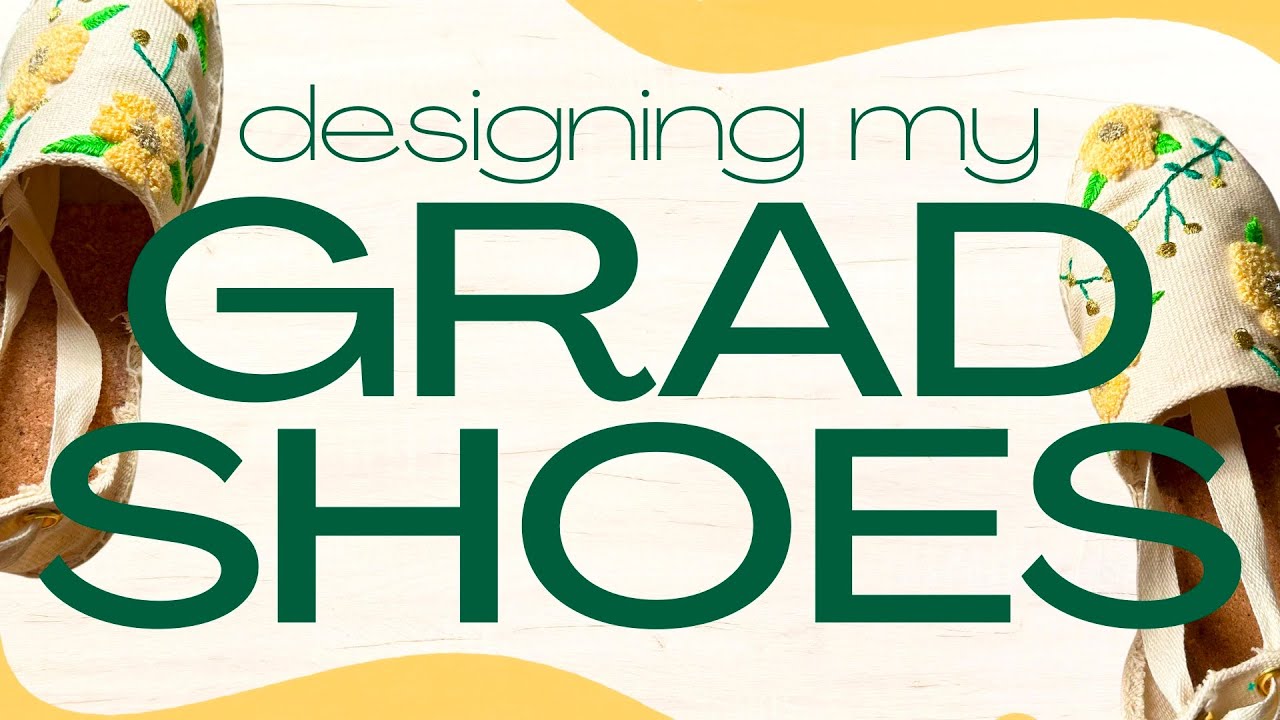 i designed my own graduation shoes 𓋸 - YouTube