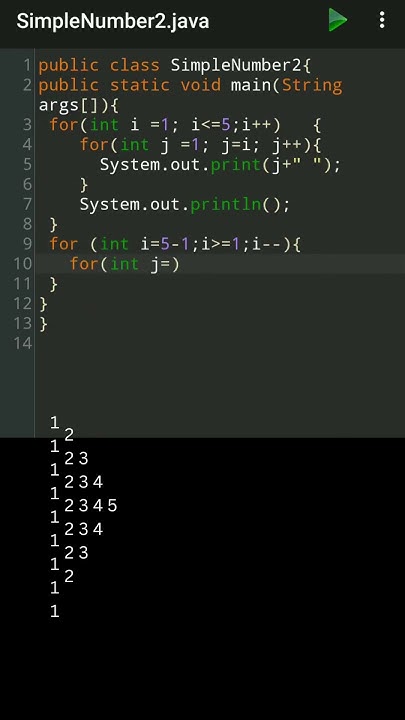 Number Pattern In Java Programming Javapattern Javaprogramming Coding Pyramid