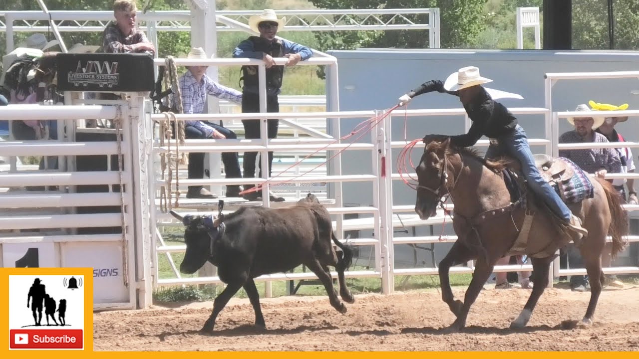 Sr. Steer Roping - 79th Annual Boys Ranch Rodeo - YouTube
