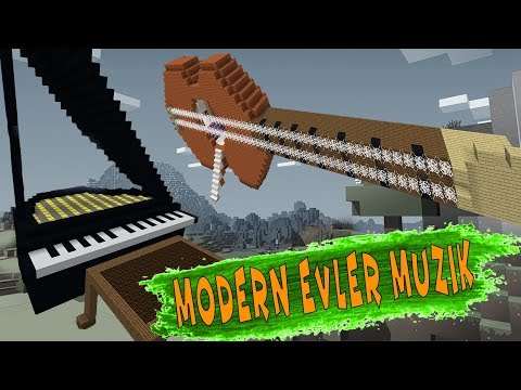 Müzisyen Evleri | Minecraft Modern Evler