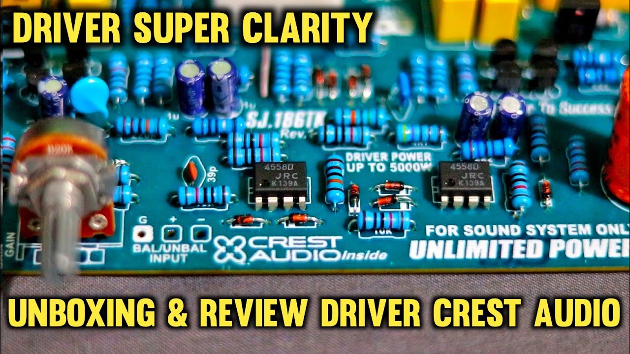 Unboxing & Review DRIVER CREST AUDIO Super Clarity Flat - YouTube