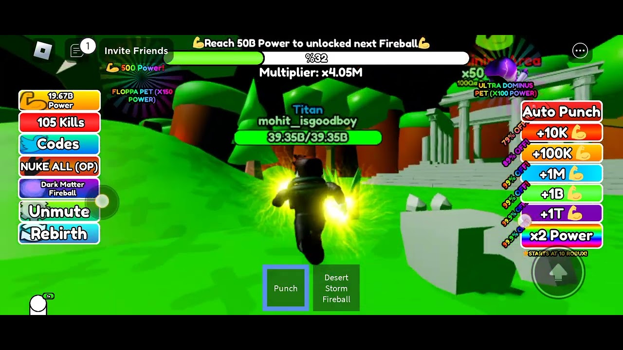 fire ball punching sim (part 5) - YouTube