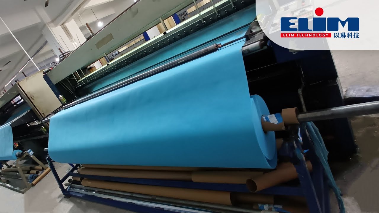 disposable curtain manufacturing plant - YouTube