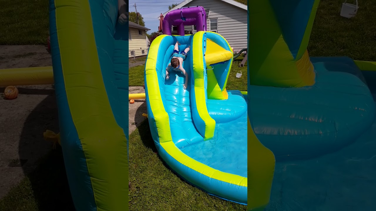 Choobz waterslide belly ride - YouTube