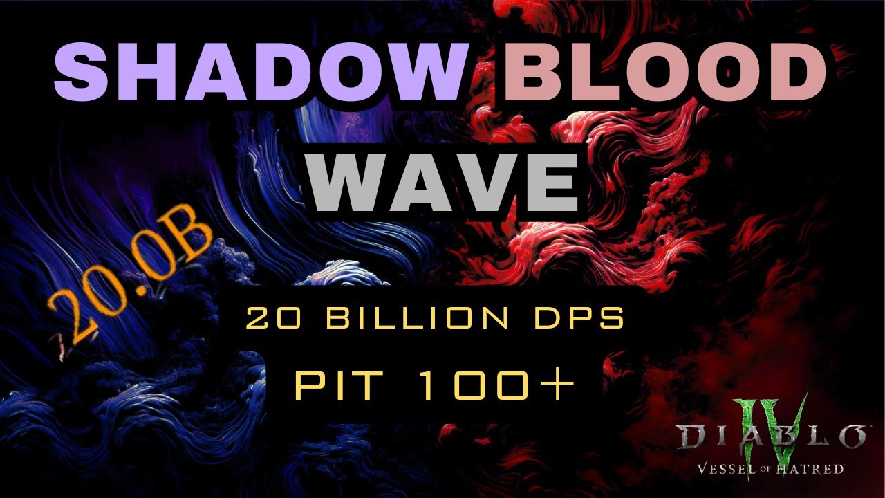 Shadow Blood Wave PIT Tier 100 | Season 6 Necromancer Build Guide ...