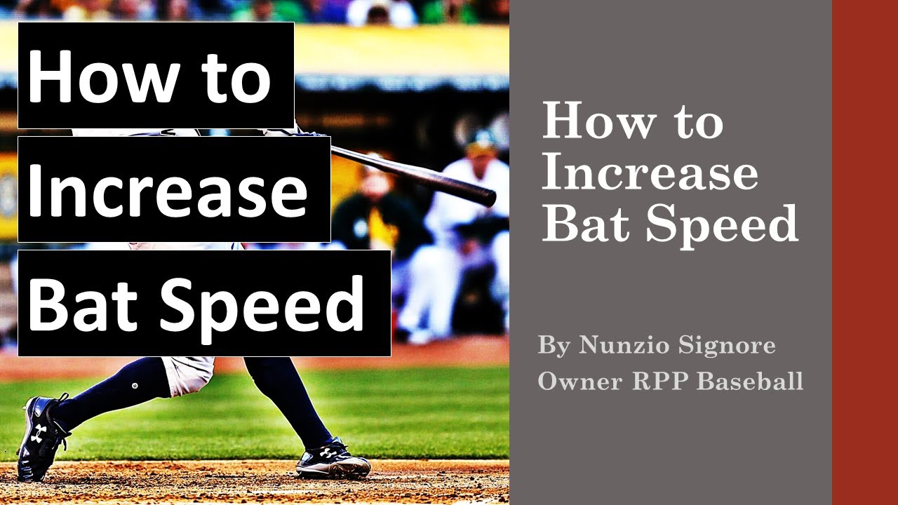 How to Increase Bat Speed - YouTube