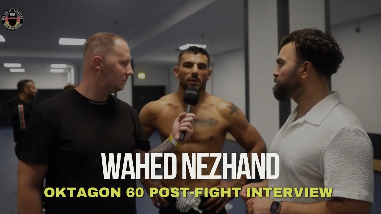 WAHED NAZHAND Postfight Interview nach dem Sieg in 1.Runde gegen Max ...
