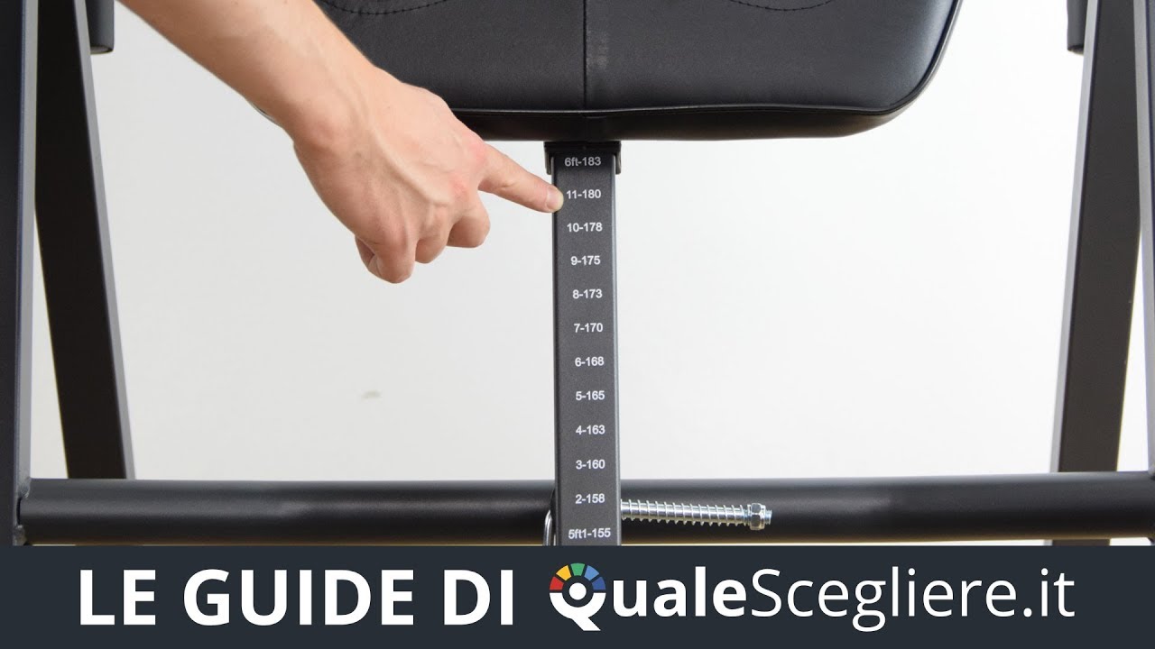 Panca a inversione: regolazione dell’altezza | Le guide di ...