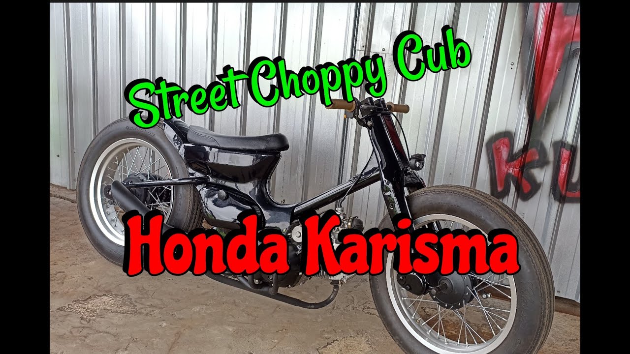 Honda Karisma Jadi Street Choppy Cub - YouTube