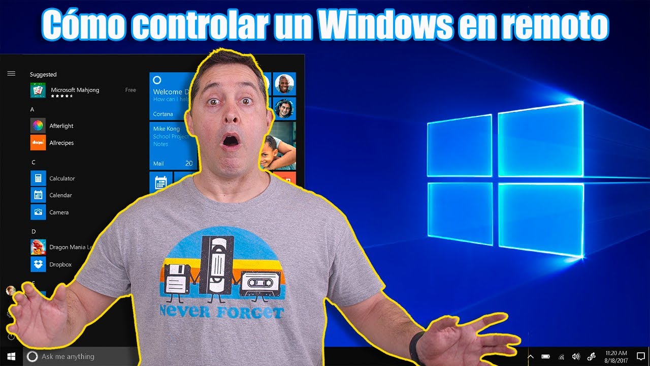 Control remoto en Windows. Cómo manejar un ordenador a distancia - YouTube