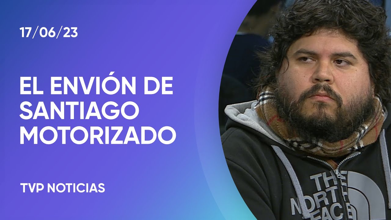 El gran momento de Santiago Motorizado - YouTube