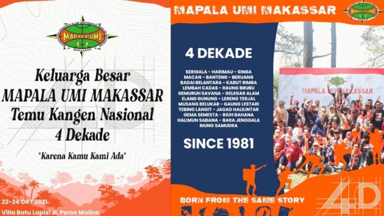MILAD MAPALA UMI KE 40 TAHUN (4 DEKADE) 23 Oktober 1981 || 23 Oktober ...