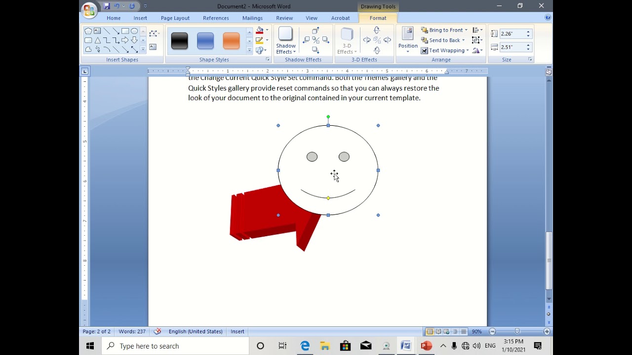 MS WORD -LESSON(CLIP ARTS & AUTOSHAPES) - YouTube