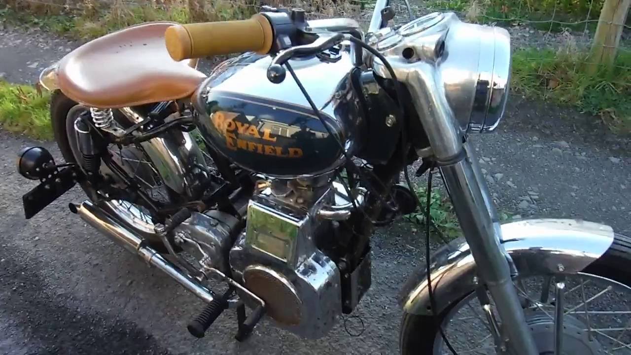 Royal Enfield Bullet Diesel does Roman Road. - YouTube