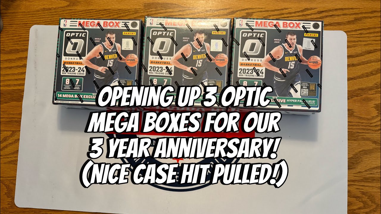 Opening up 3 Optic Megas for our 3 year anniversary! (Case Hit Pulled ...