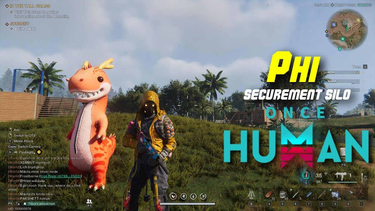 Once Human - Securement Silo PHI (HOW TO GET PYRO DINO AND CHEFOSAURUS ...