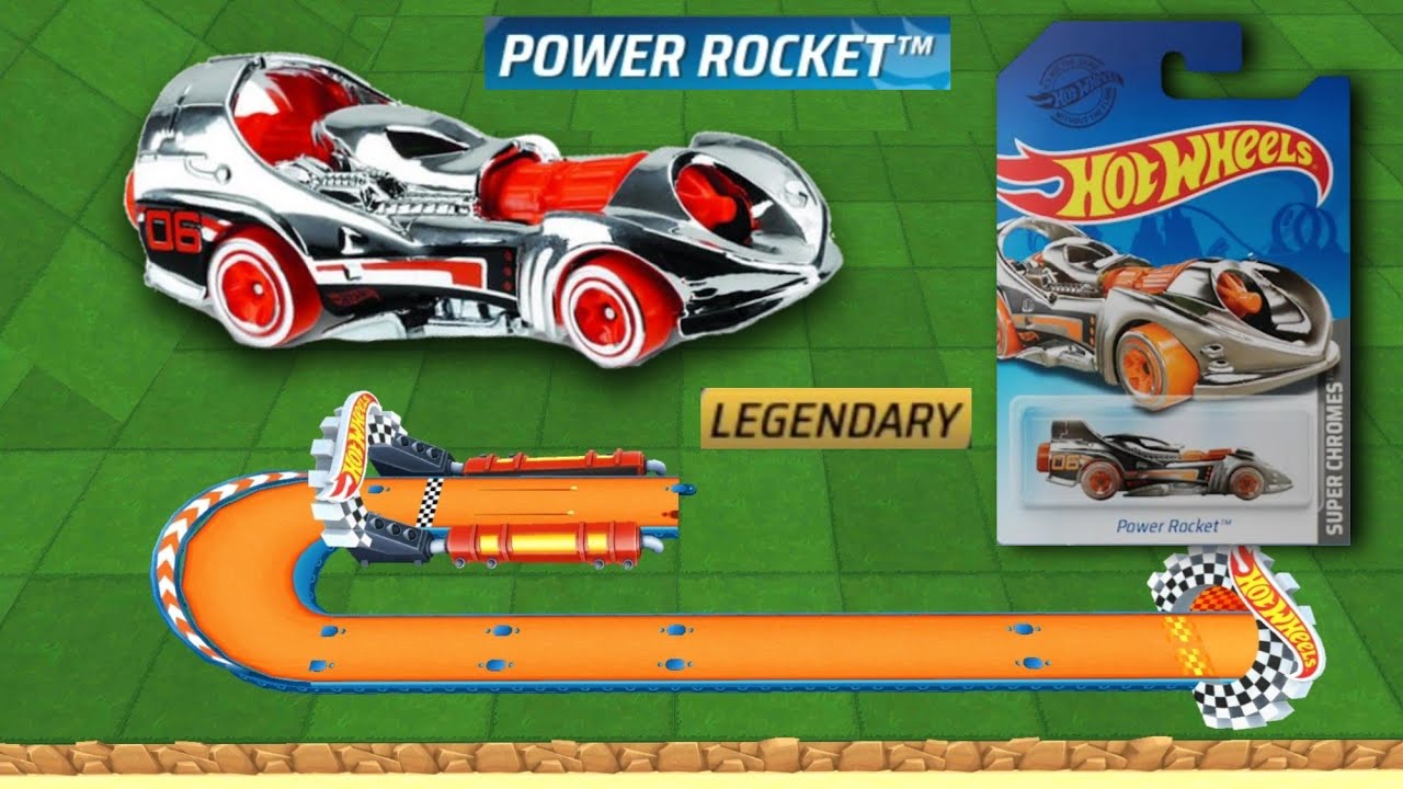 Hot Wheels Unleashed : POWER ROCKET CAR 2018 SUPER CHROMES !! UNLIMITED ...
