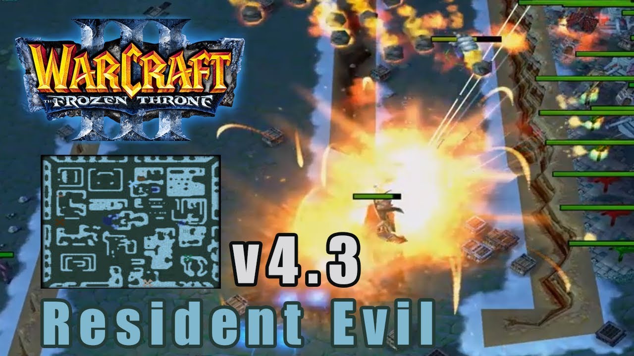 Warcraft 3: Resident Evil Snow V3.9 - Defense Zombie Survival | Mad ...