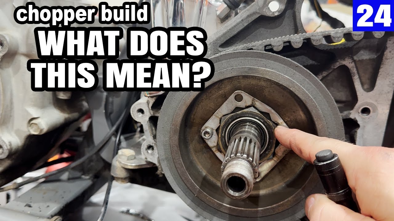 FINALLY the day - remove old Ultima Transmission #chopper rebuild NEXT ...