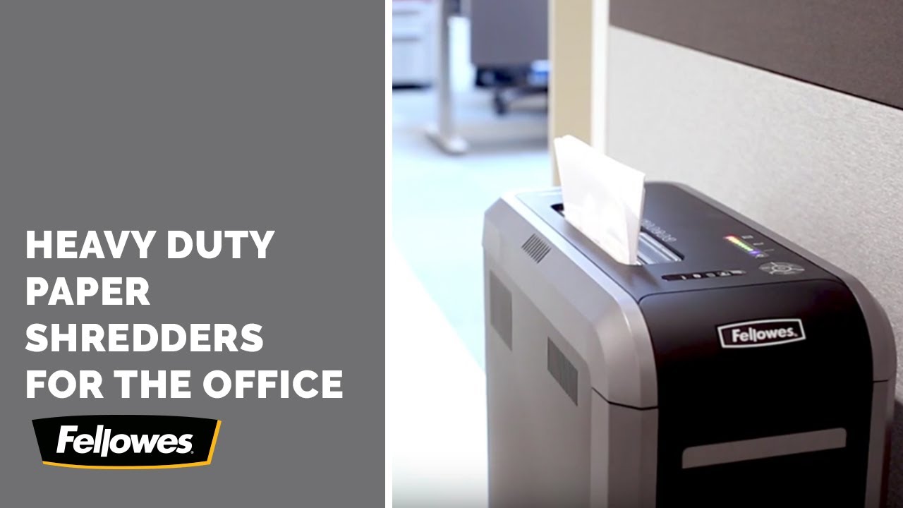 Two Powerful Commercial Paper Shredders- Fellowes Powershred® 125 ...