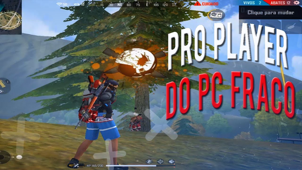 NOVA REVELAÇÃO DO FF / PRO PLAYER DO PC FRACO- HIGHLIGHTS FREE FIRE ...