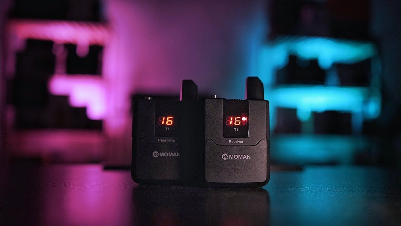 MOMAN T1 UHF WIRELESS LAVALIER MICROPHONE REVIEW - YouTube