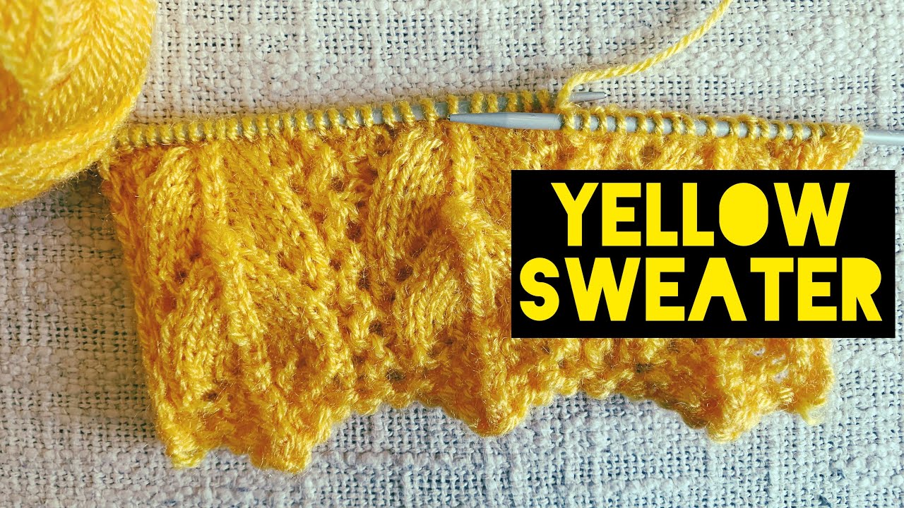Yellow Sweater Design by @neatknits baby sweater design for beginners ...