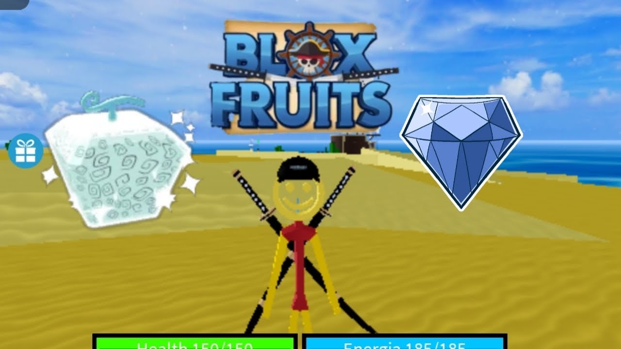 jogando blox fruit - YouTube