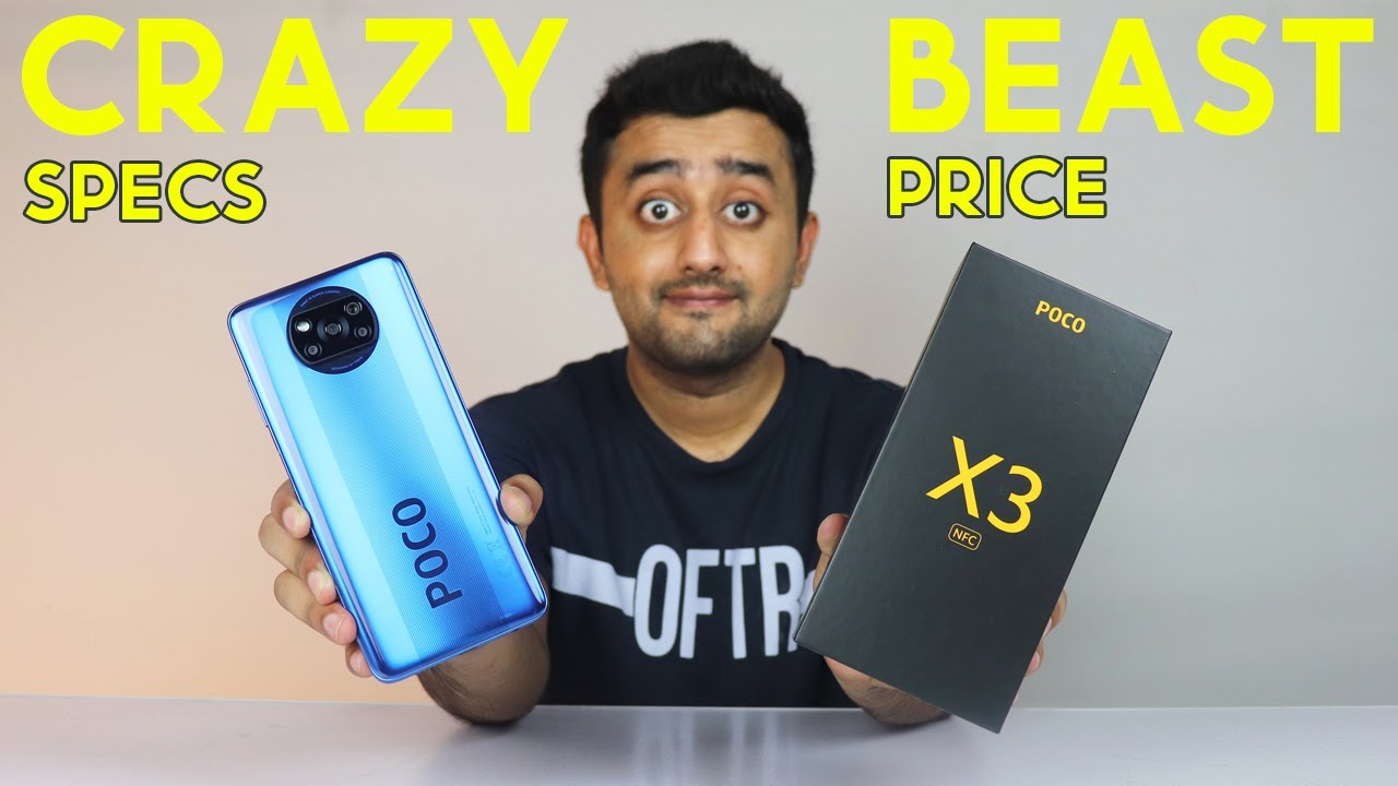 POCO X3 NFC Unboxing | Crazy Specs | Beast Price 🔥 - YouTube