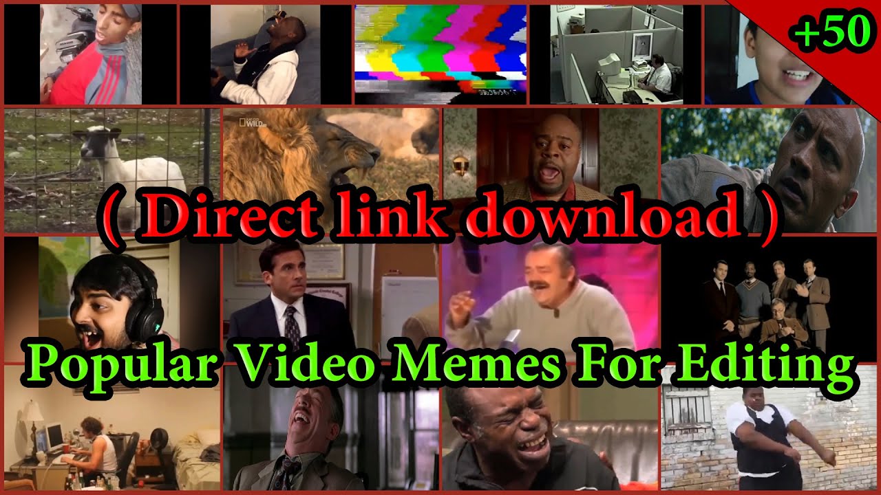 Popular Video Memes For Editing | High quality | No Copyright | No ...