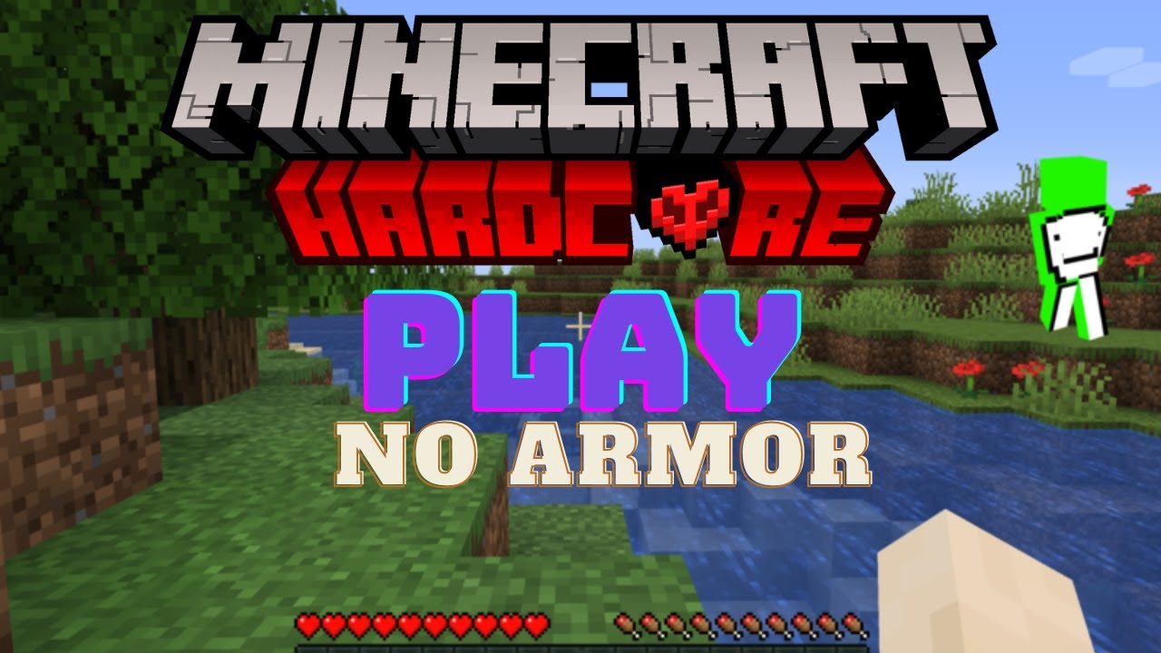 Minecraft Hardcore.But No Armor - YouTube