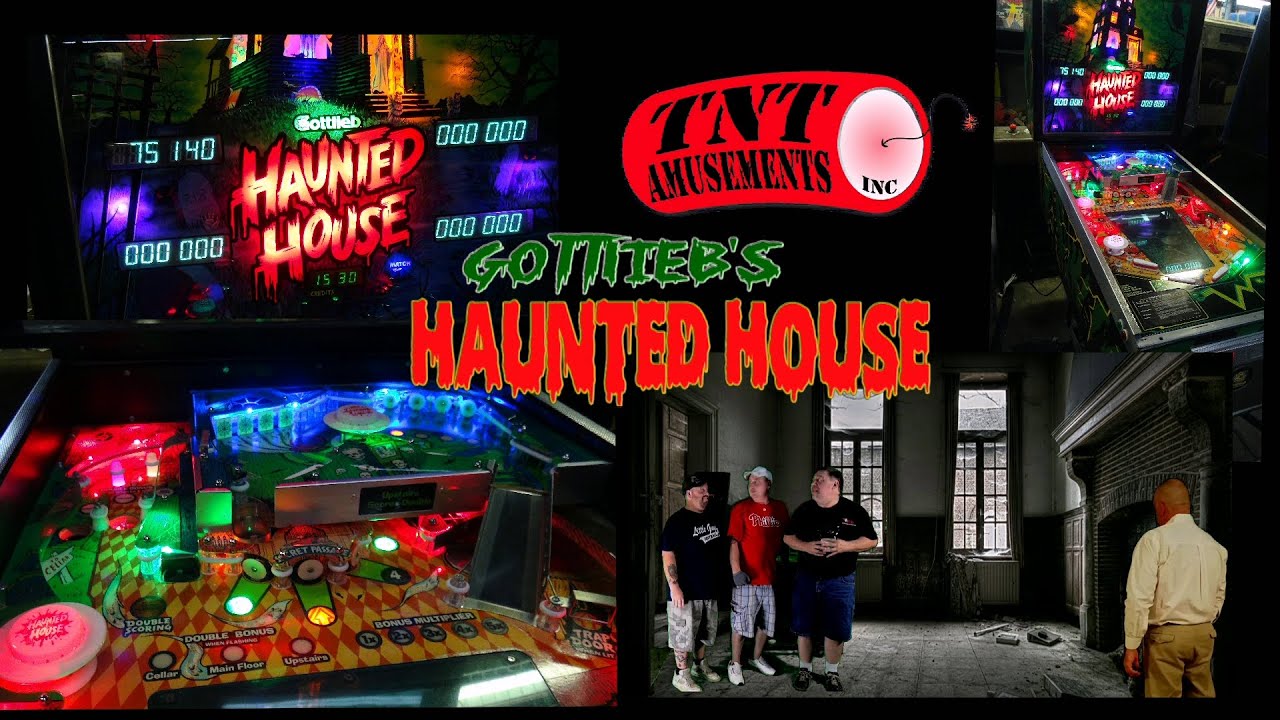 Vintage Haunted House Pinball Machine
