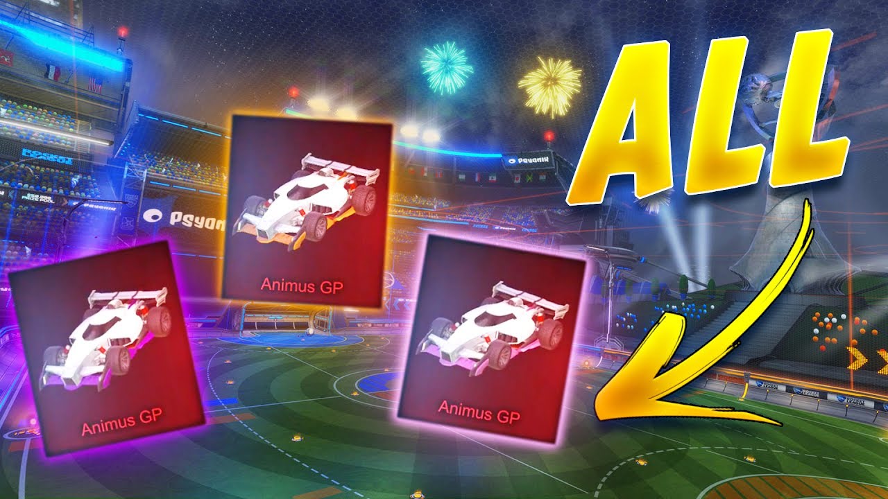 ALL PAINTED ANIMUS GP - Rocket League Overdrive Crate/Trading Guide ...