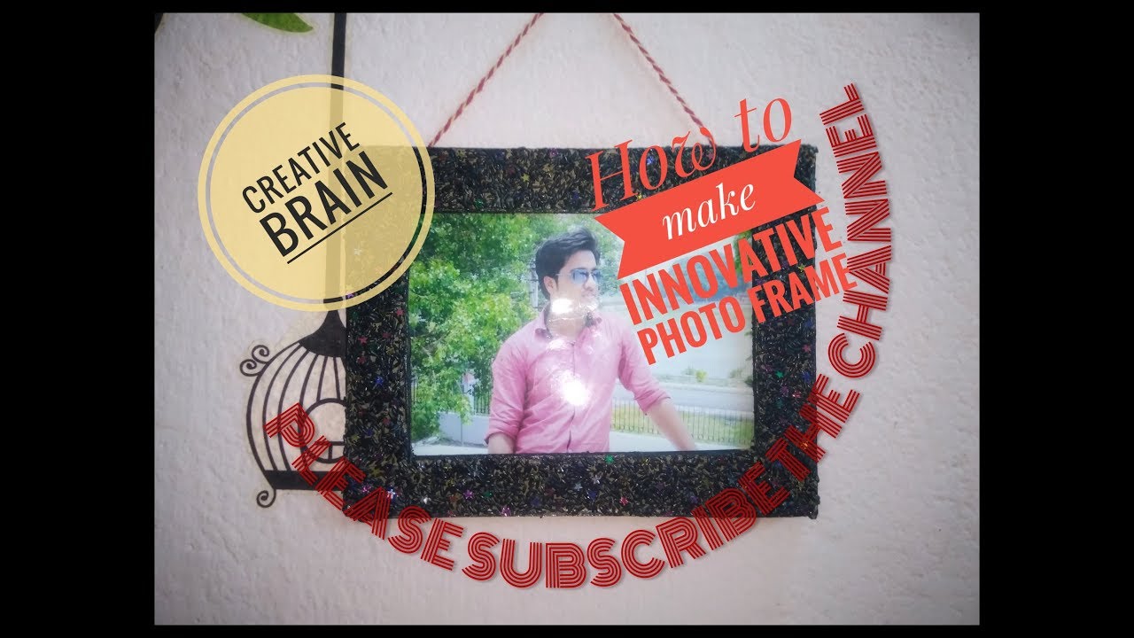 How To Make Innovative Photo Frame - YouTube