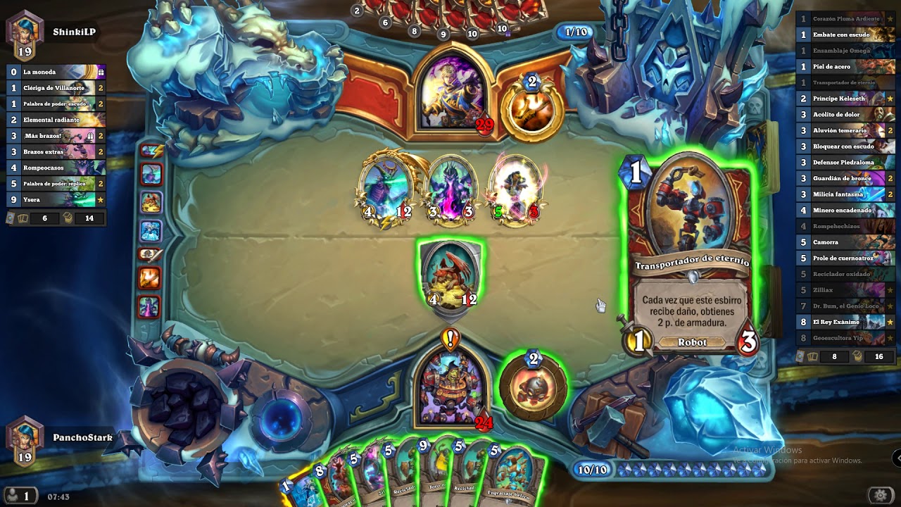 HearthStone Guerrero Misión Keleseth Ser Leyenda - YouTube