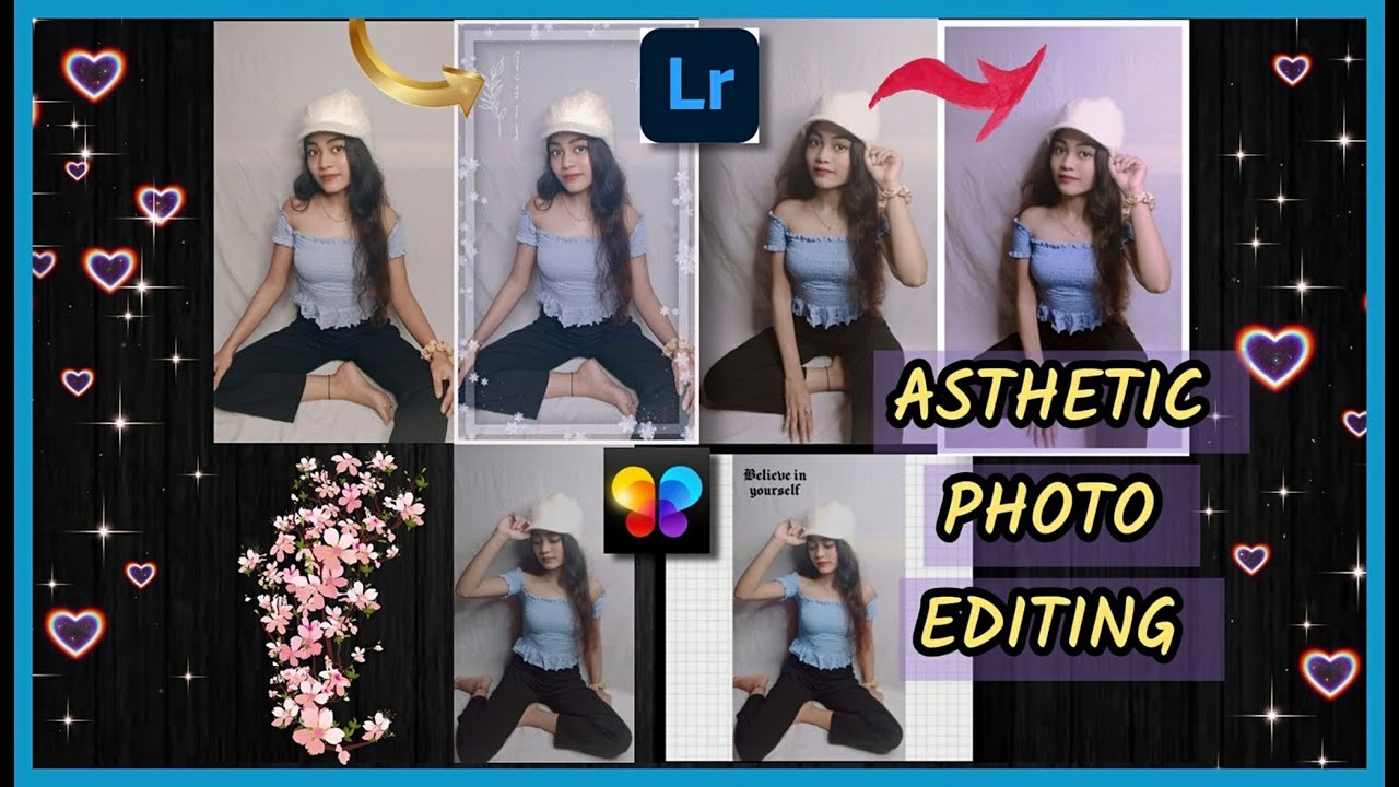 ASTHETIC PIC EDITING TUTORIAL||PICTURES EDITING IN LIGHTROOM & LUMII ...