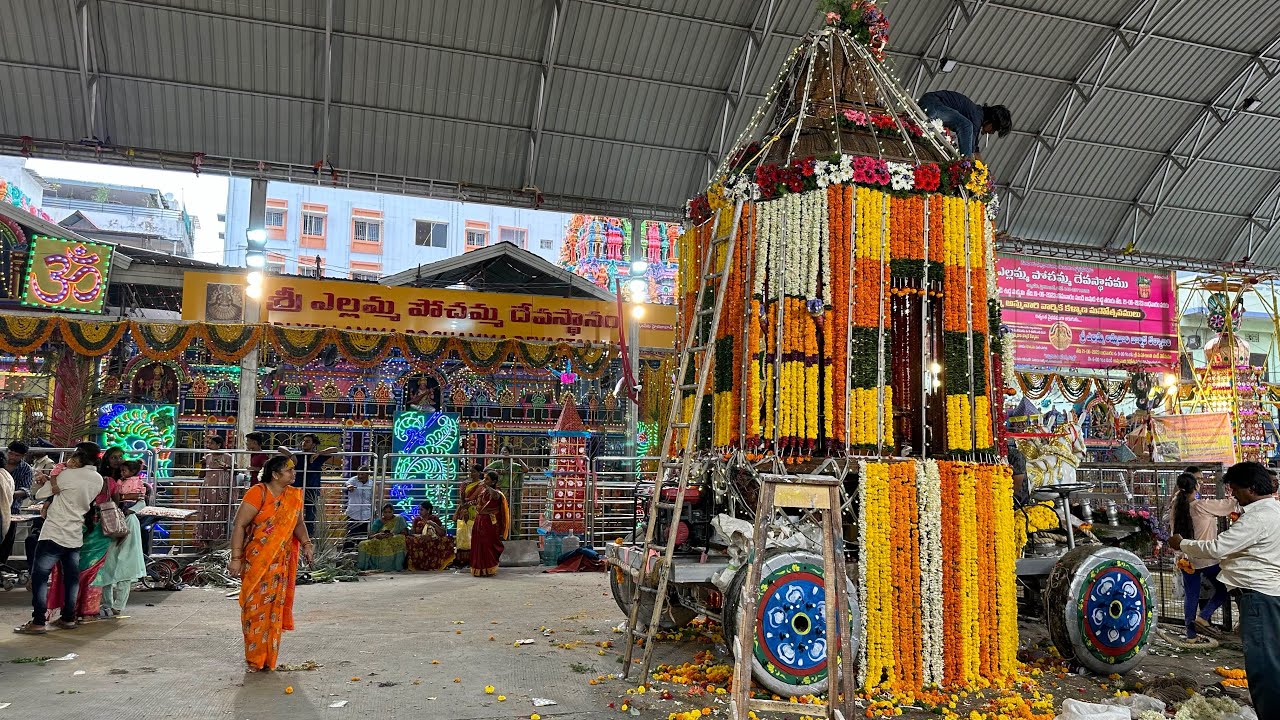 All SetUp for Balkampet Yellamma Ratha Yatra 2023 | Balkampet Yellamma ...
