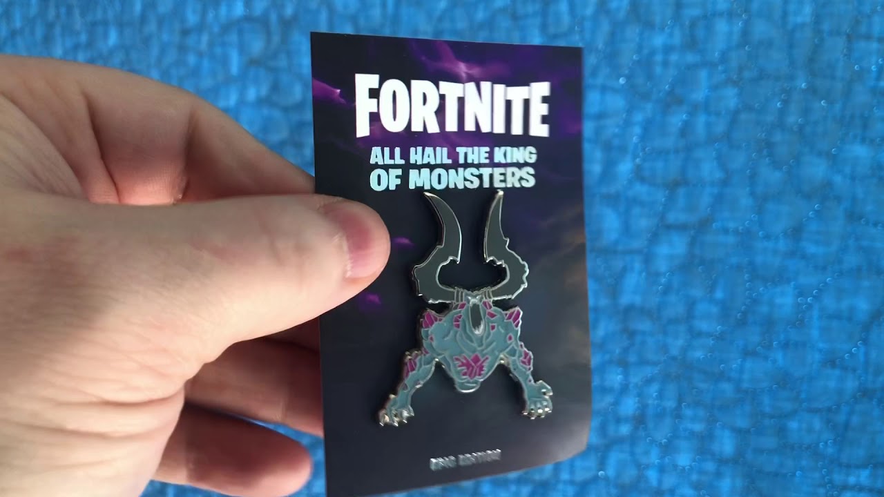 Fortnite Storm King Pin Unboxing - YouTube
