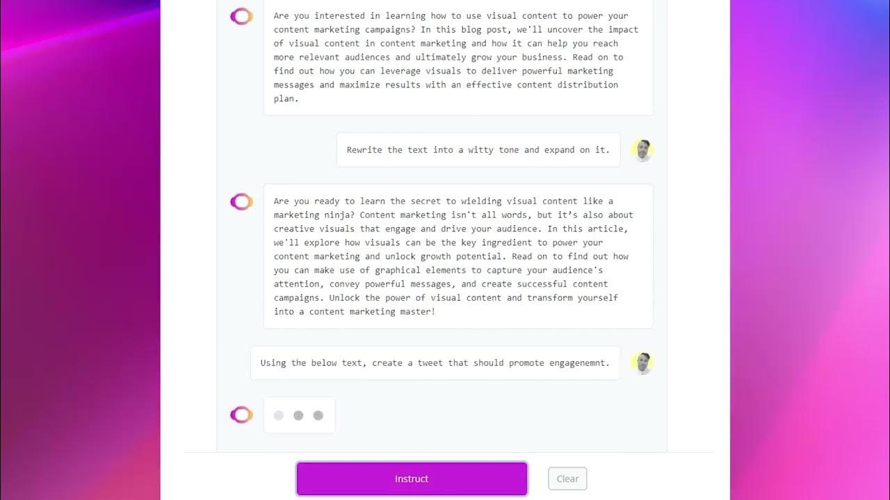 Introducing InstructBot - A new powerful way to create AI Content - YouTube