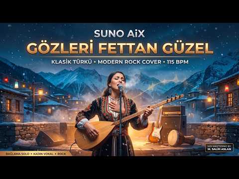 Gözleri Fettan Güzel 🎸 Modern Anadolu Rock Cover | Bağlama Solosu & Kadın Vokal ✦