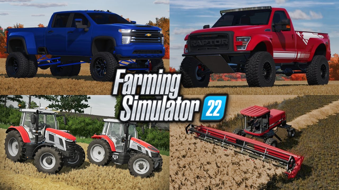 Farm Sim News - Silverado 3500 & F350, Swather Info, & Liftable Bales ...