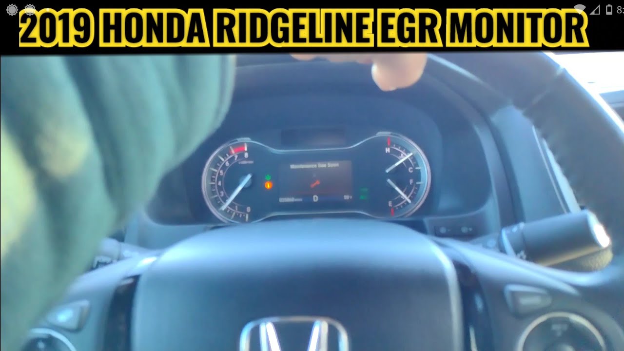 HONDA RIDGELINE / ODYSSEY/ PILOT EGR MONITOR - YouTube