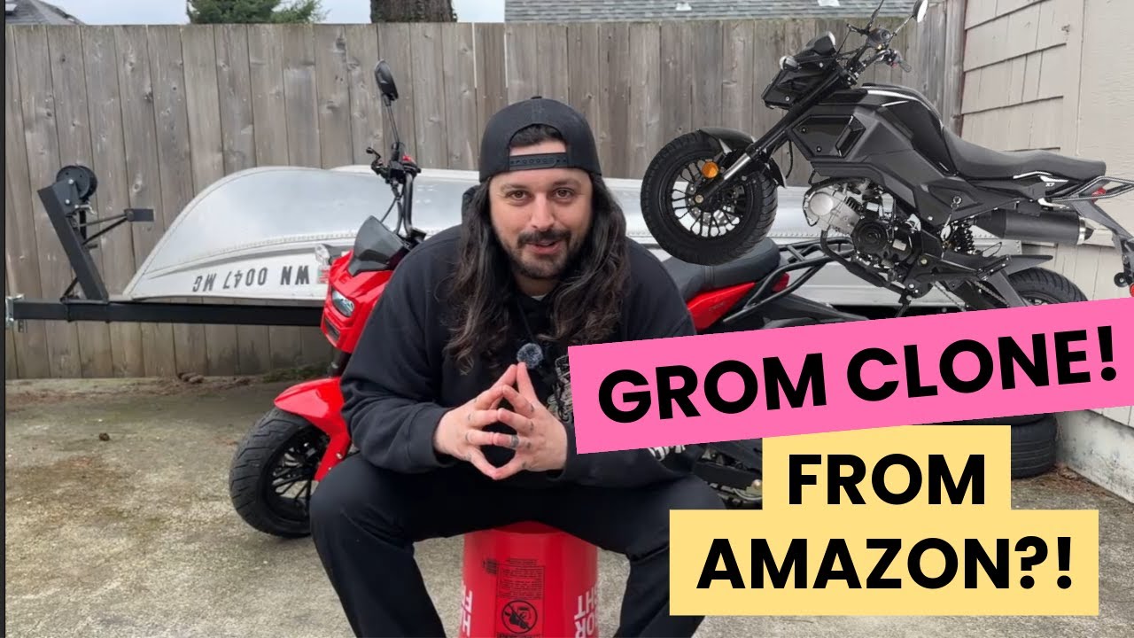Making the Amazon Grom clone good! Boom Vader 125 | Honda Grom Clone ...