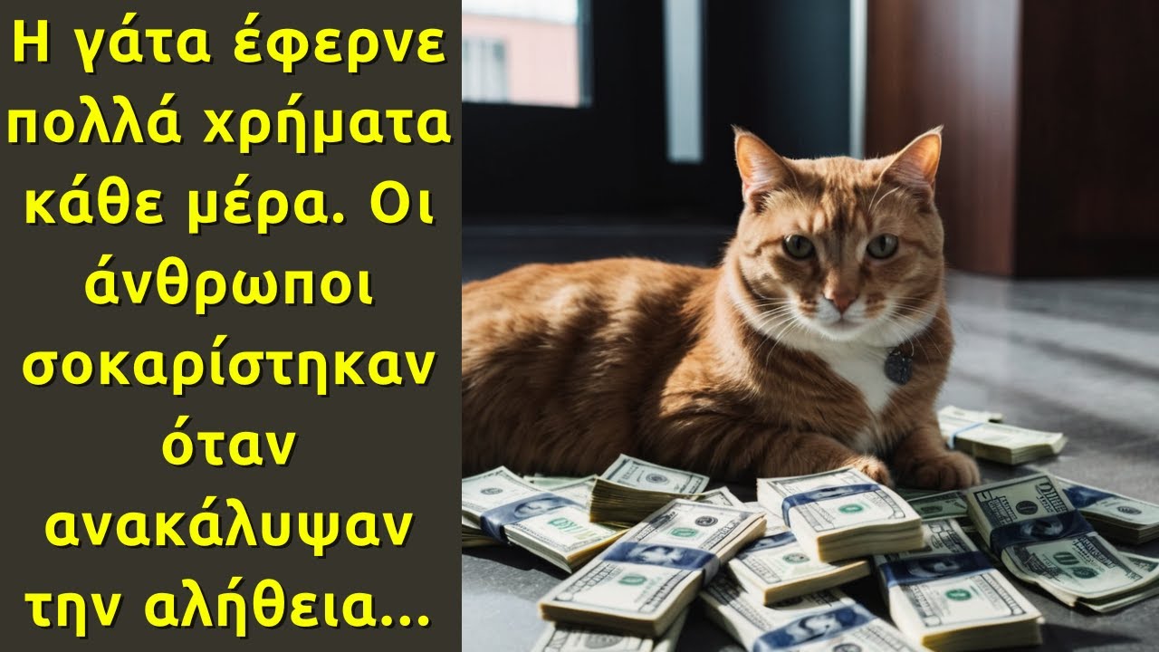 Η γάτα έφερνε πολλά χρήματα κάθε μέρα. Οι άνθρωποι σοκαρίστηκαν όταν ...
