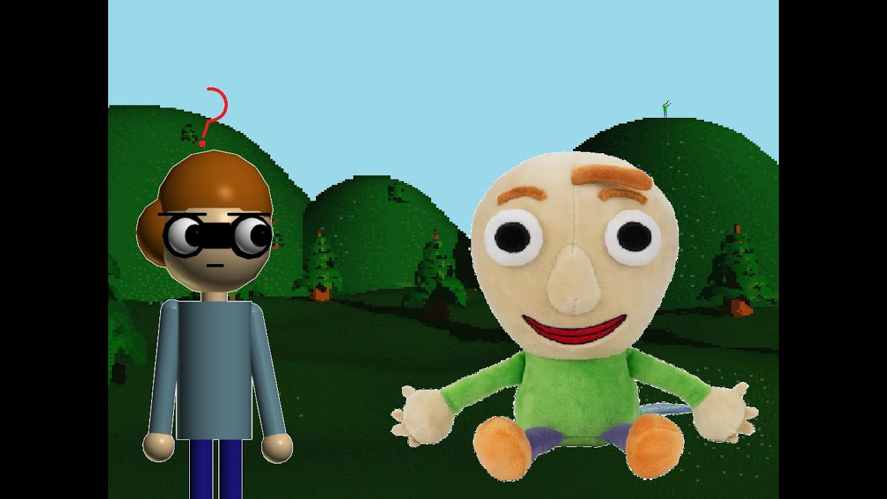 Baldi Is A... Marketable Plush now? - Baldi's Basics Makeship plush ...