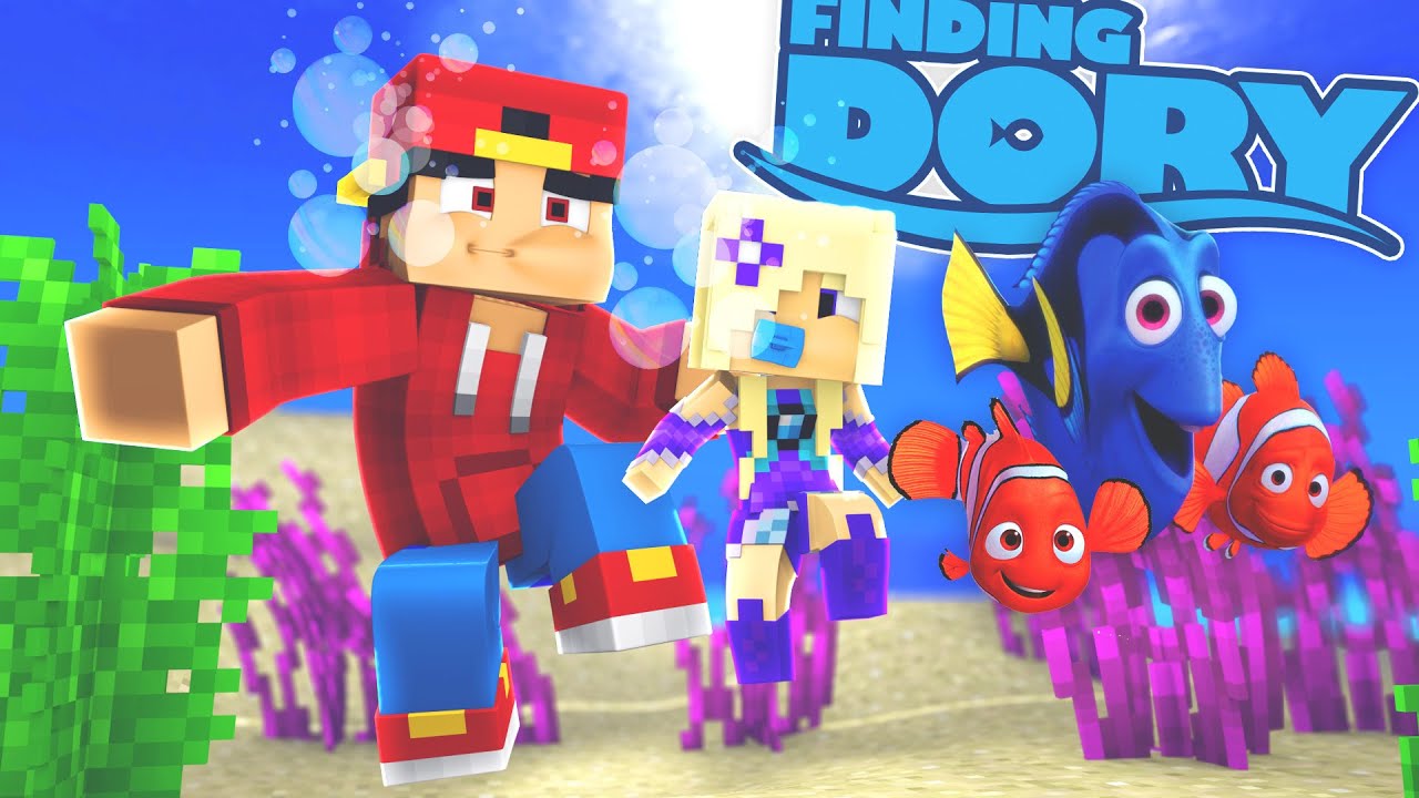 Minecraft Adventure - FINDING DORY!!!! - YouTube