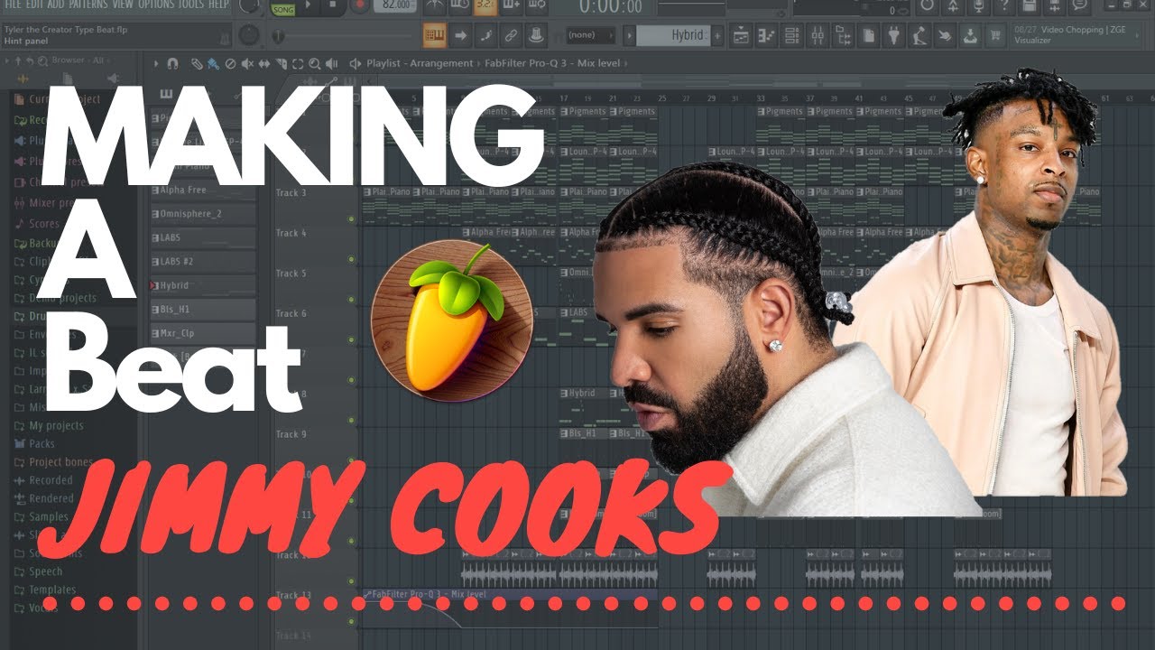 Making a "Jimmy Cooks" Type Beat for Drake & 21 Savage - YouTube