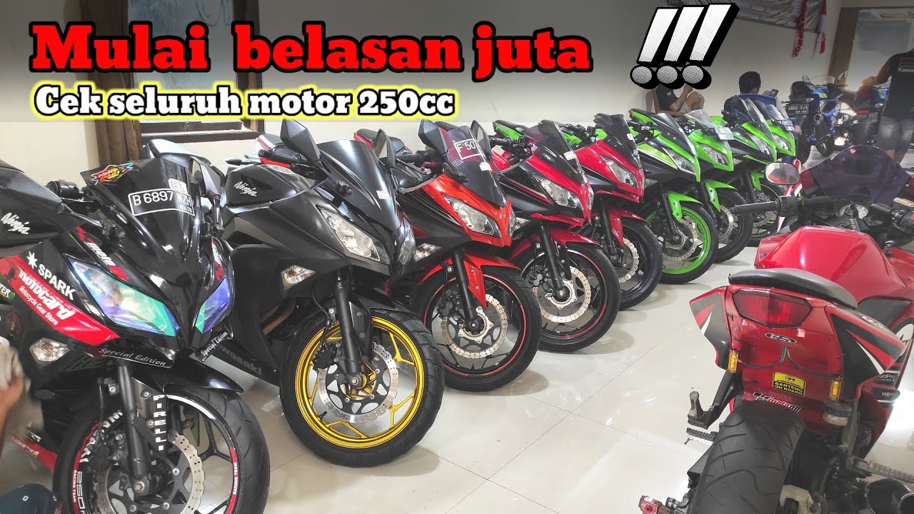 Review seluruh motor khusus 250 cc || Ninja R25 Cbr - YouTube